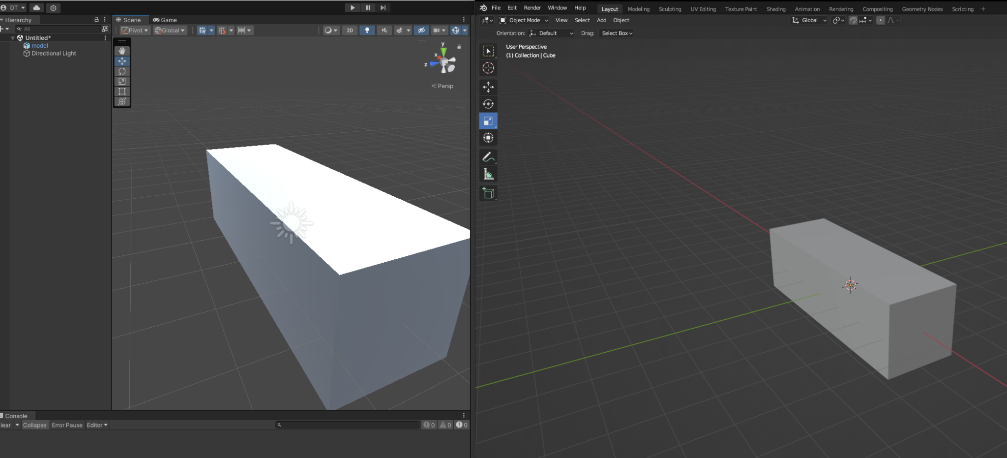 【Unity】Blenderファイル(.blend)をUnityで扱う - ゲーム開発技術ブログ スメラテ すめらて
